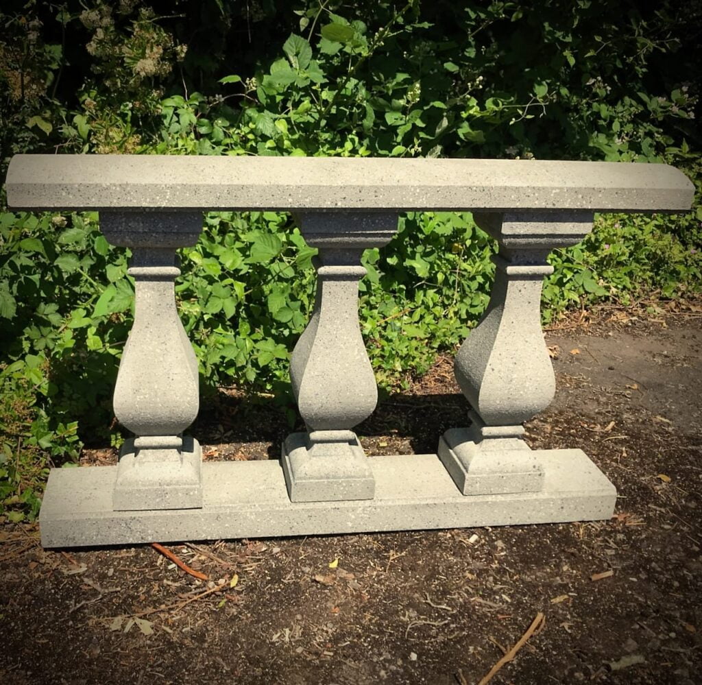 Fake Polystyrene display balustrade props Wedding decor Theatre