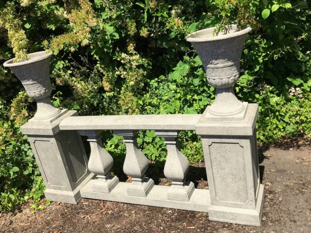 Fake Polystyrene display balustrade props Wedding decor Theatre