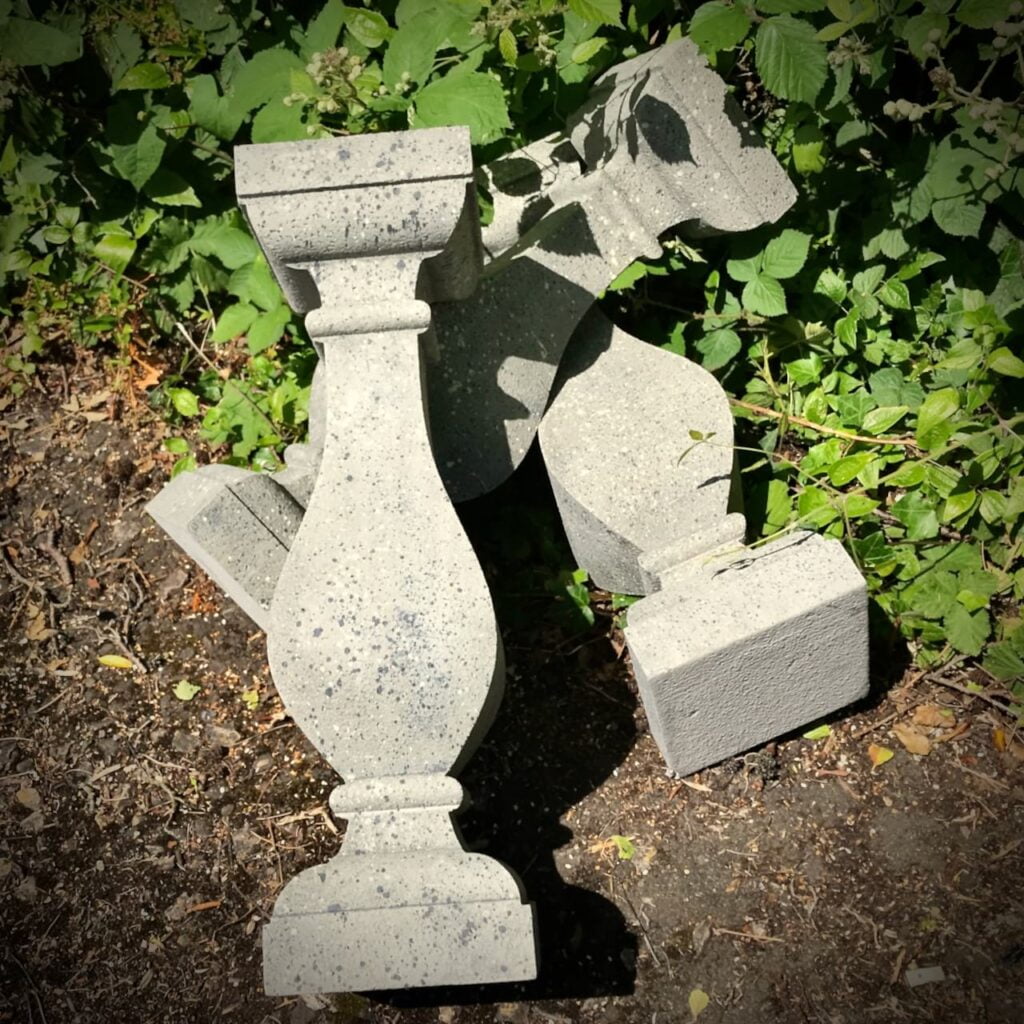 Fake Polystyrene display balustrade props Wedding decor Theatre