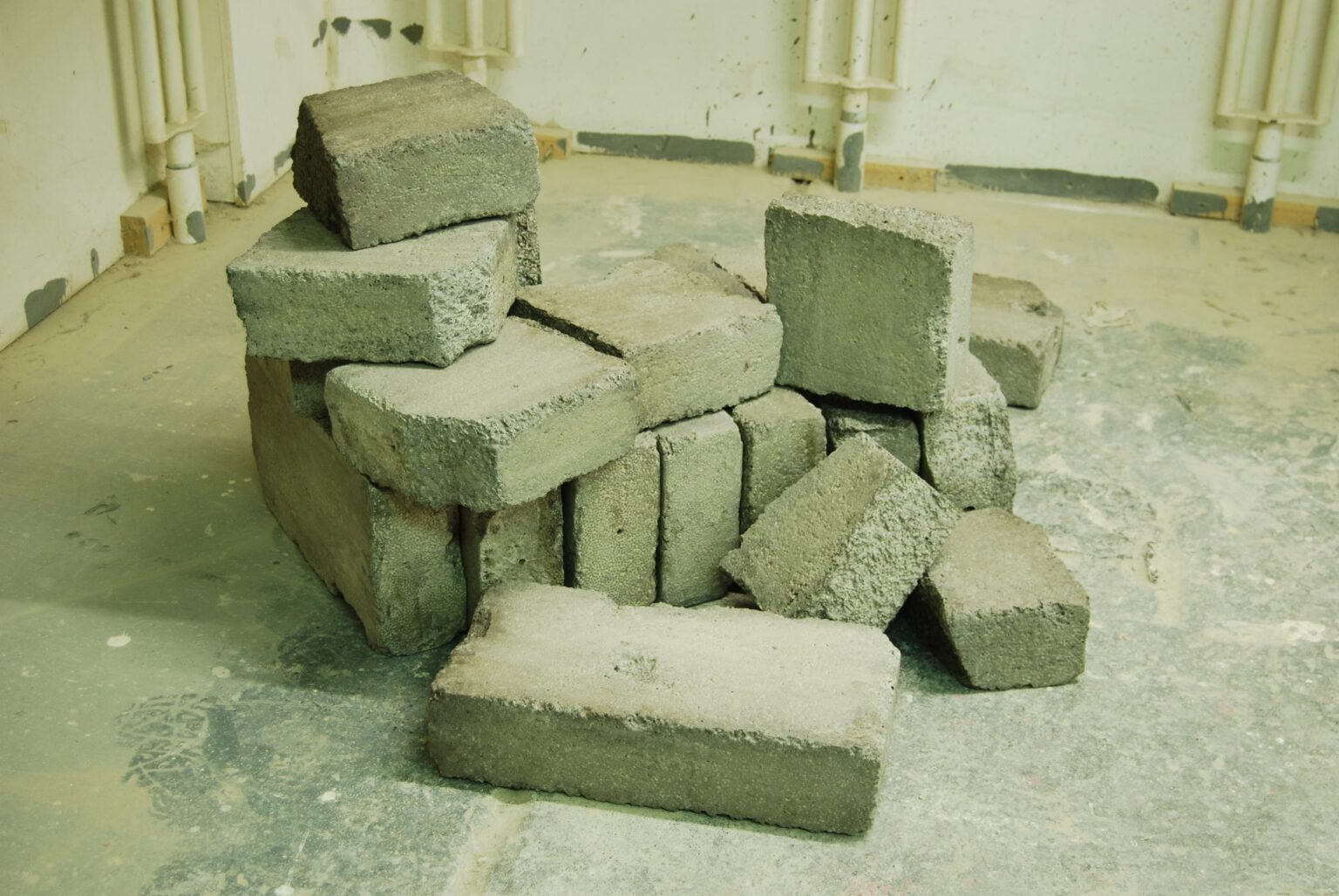 Polystyrene concrete props, fake artificial rocks stone, concrete