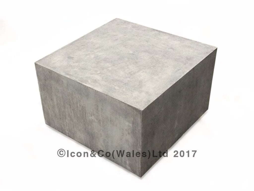 Display MDF plinths, retail museum, trees podiums