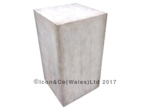 Display MDF plinths, retail museum, trees podiums